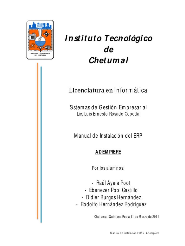Guía de Instalación de Adempiere ERP | PDF | Java (lenguaje de ...