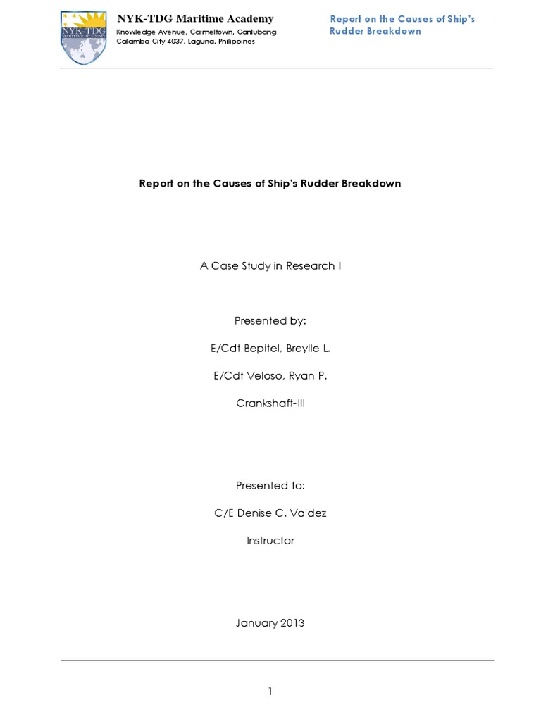 Ship's Hull Damage | PDF | Rudder | Corrosion