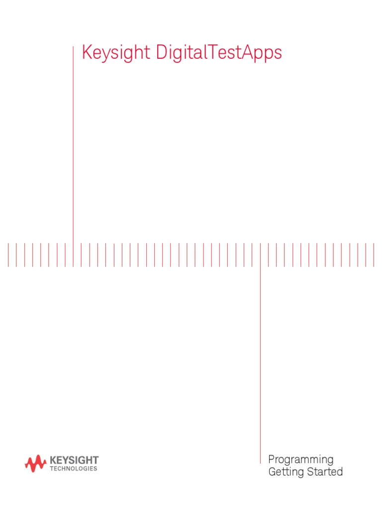 Keysight DigitalTestApps Programming Getting Started | PDF | Command ...