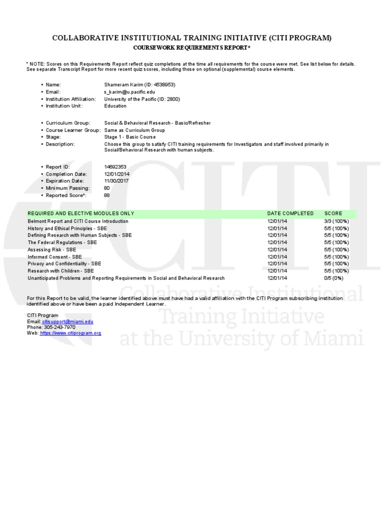 Citi Program Completion | PDF | Teaching And Learning | Further Education