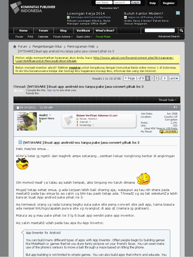 Ebook Membuat Aplikasi Android Di MIT App Inventor (Step by Step ...