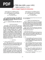 Sage Word Template Guidelines 3 | PDF | Paragraph | Copy Editing