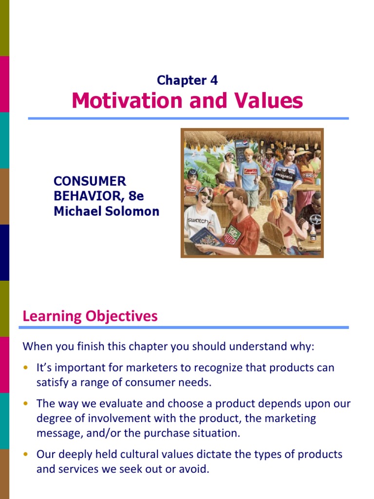 Understanding Consumer Motivation, Values, and Involvement: An Analysis ...
