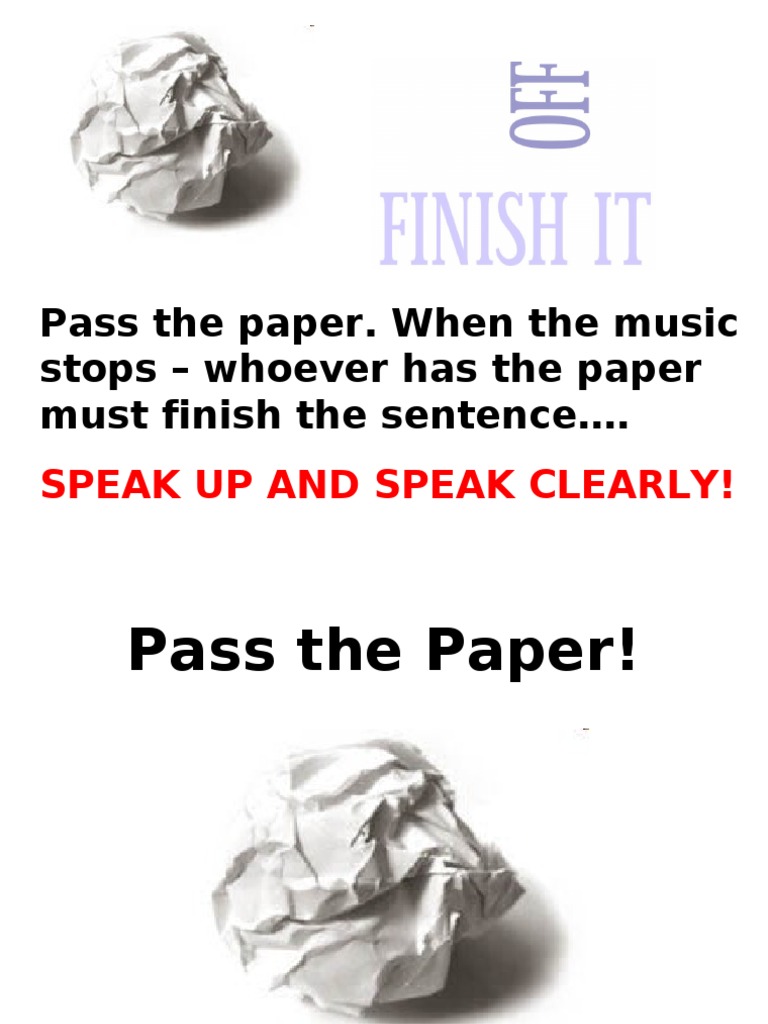 Interactive Sentence Completion Game | PDF