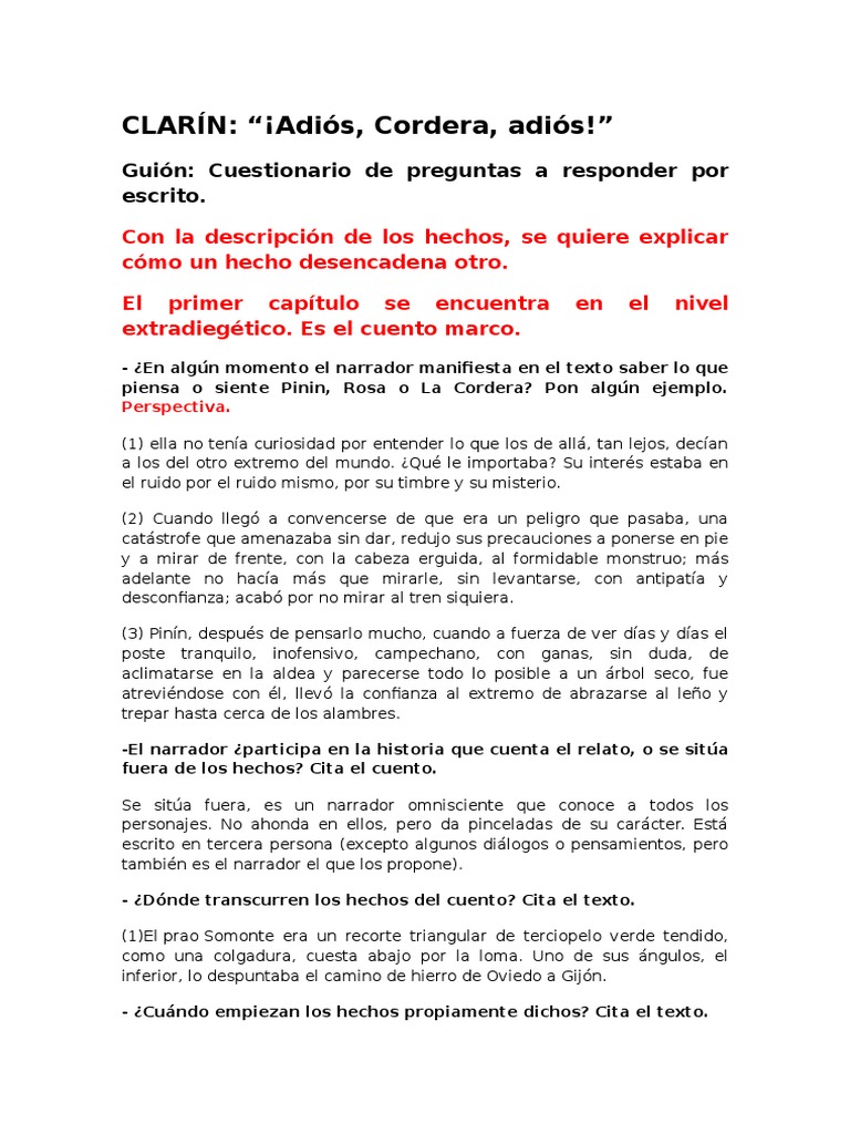 Adiós Cordera | PDF | Narración | Science