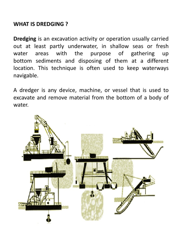 Dredging Presentation | Dredging | River