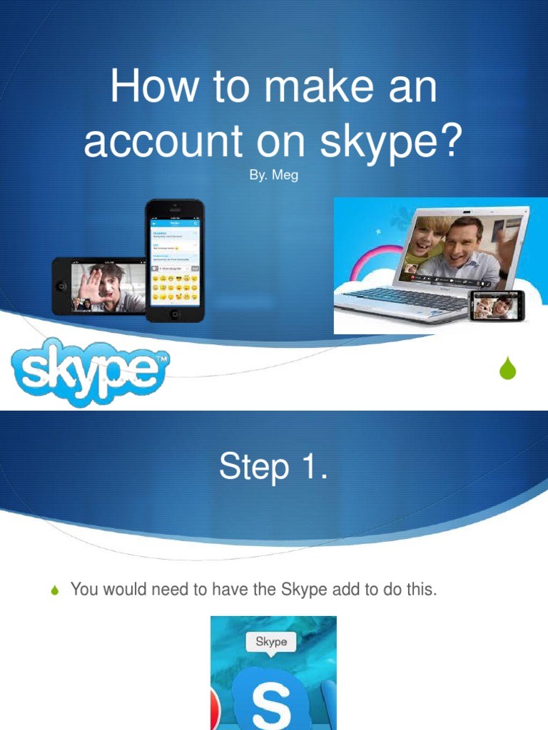 Create Your Skype Account Guide | PDF