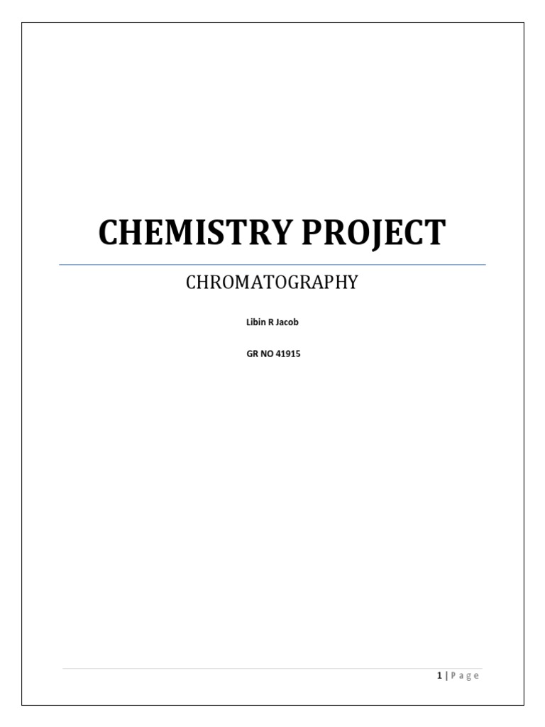 Chromatography and Types of Chromatography | PDF | Chromatography ...