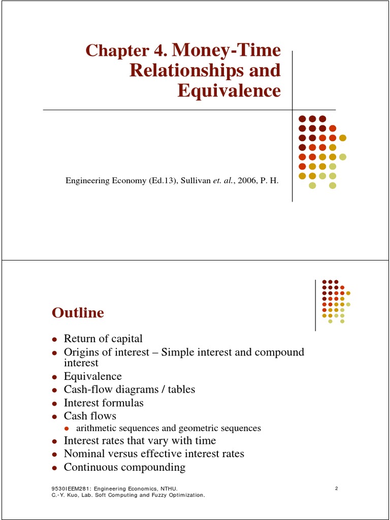 Money-Time Relationships and Equivalence | PDF | Interest | Money