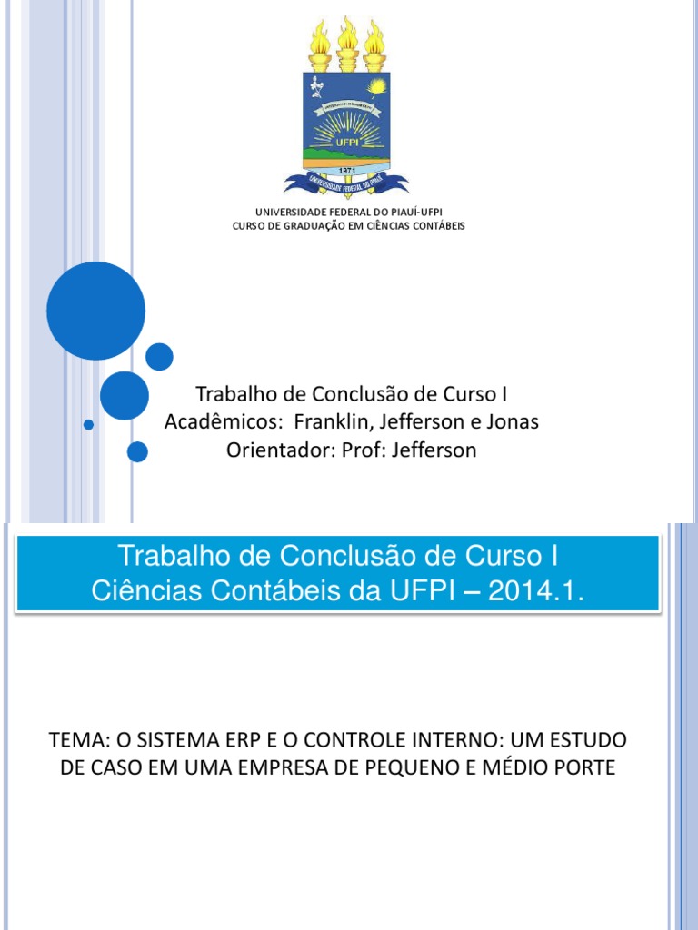 Modelo de Slides TCC I | Download grátis PDF | Planejamento de recursos ...