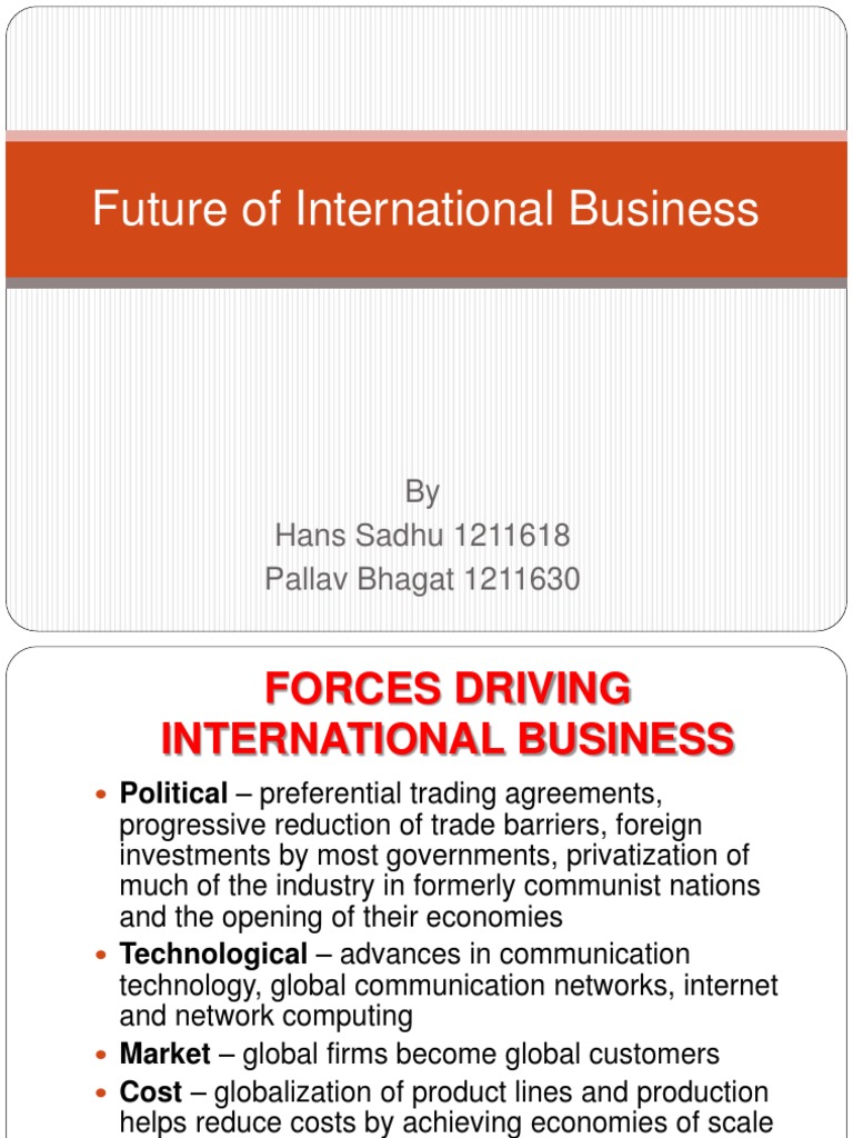Future of International Business | PDF | International Business ...