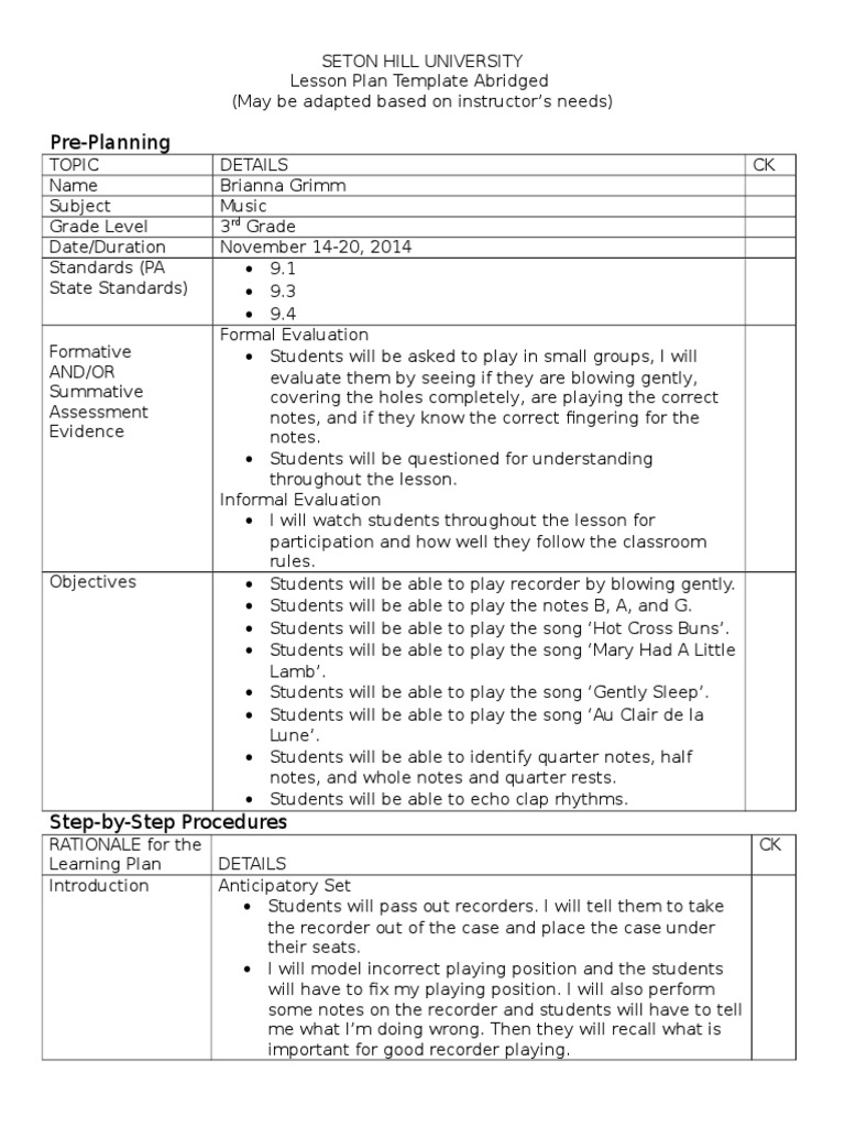3rd Grade - 3 | PDF | Pedagogy | Education Theory