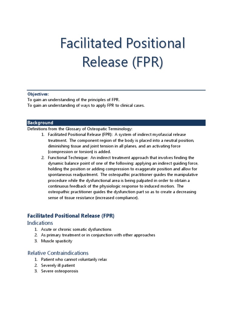 Facilitated Positional Release FPR | Anatomical Terms Of Motion | Knee