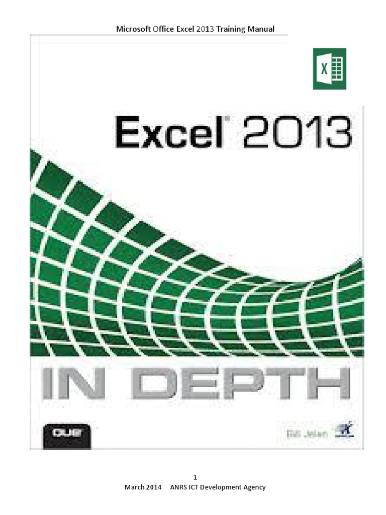 Excel 2013 | PDF | Tab (Gui) | Microsoft Excel