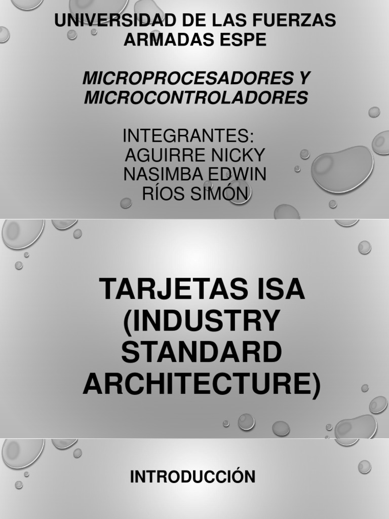 Tarjetas ISA y PCI: Guía Técnica | PDF | Protocolos de capa física ...