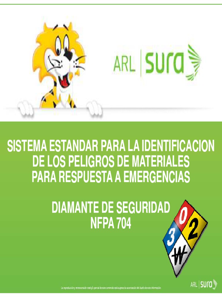 Identificación de Peligros NFPA 704 | PDF