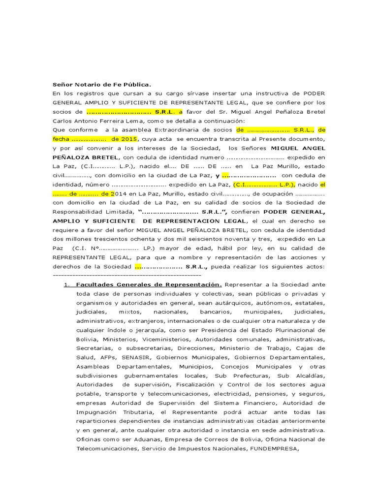 Poder R.L. | PDF | Cheque | Bancos