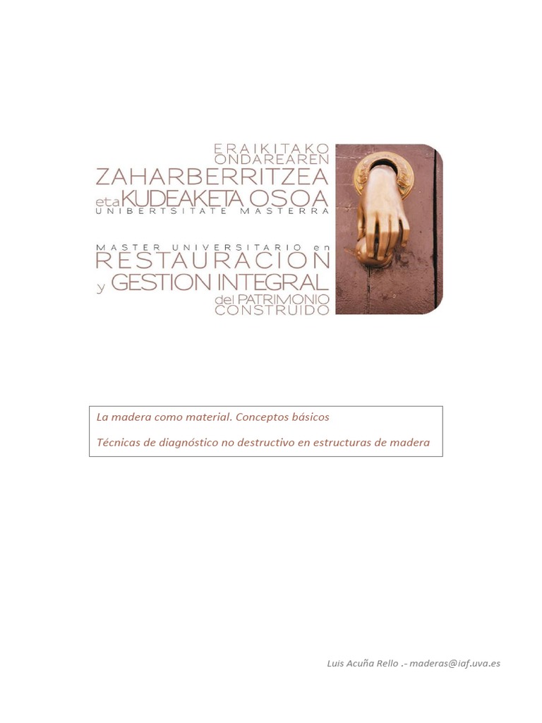 La madera: material y sus características | PDF