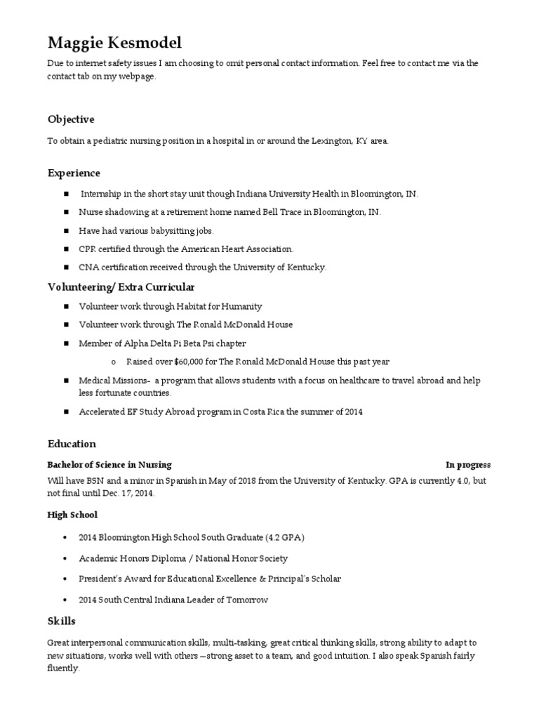 Cis Resume | PDF