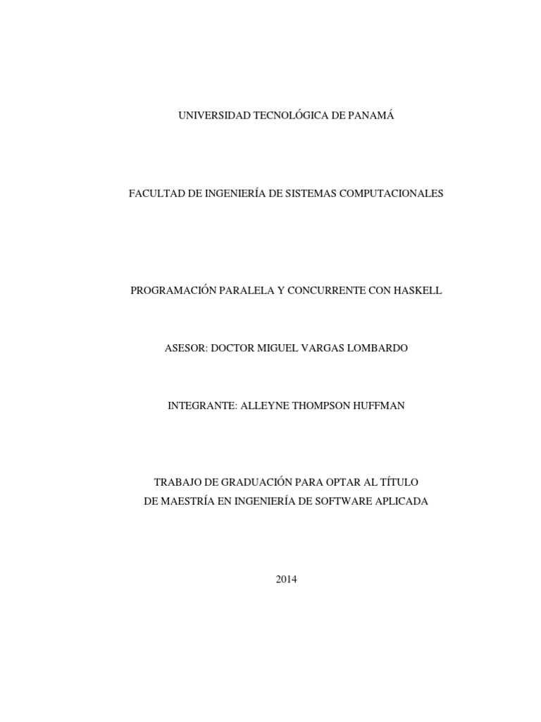 Programación Paralela y Concurrente Con Haskell | PDF | Hilo ... Programación Paralela y Concurrente Con Haskell | PDF | Hilo ...