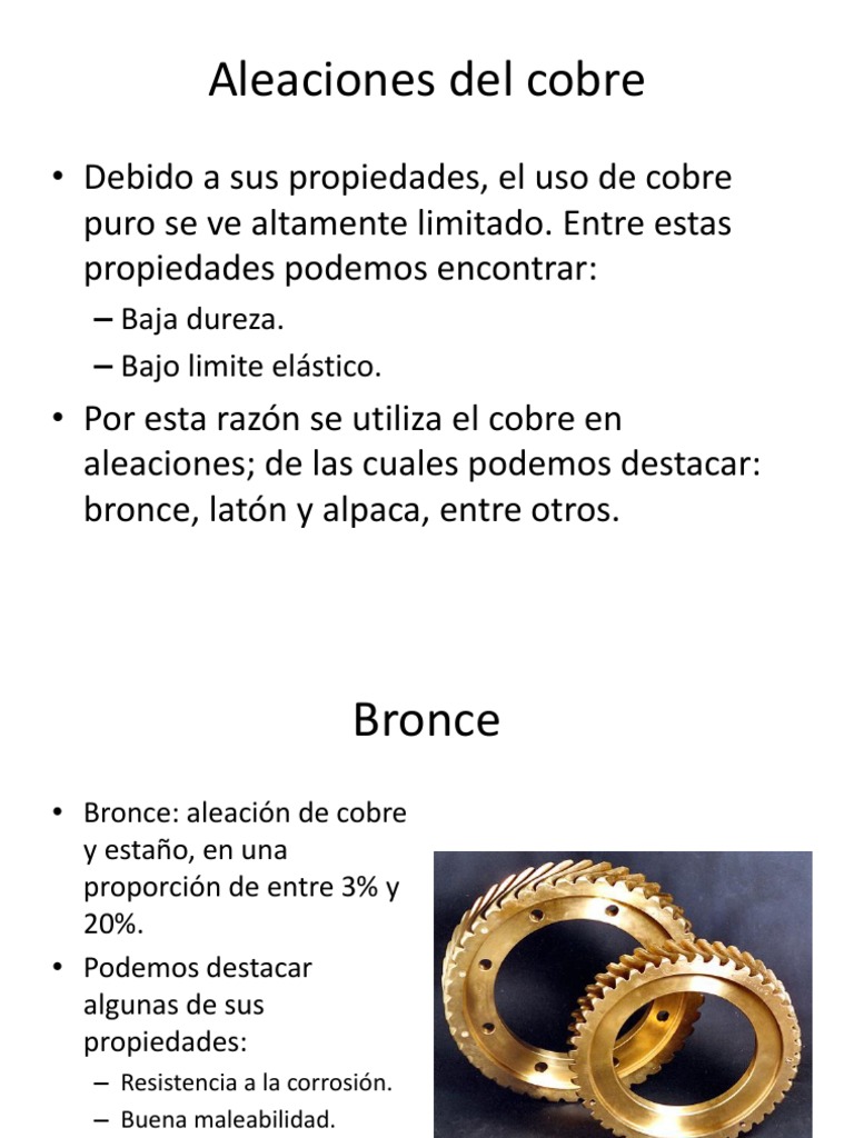 Aleaciones Del Cobre | Bronce | Latón