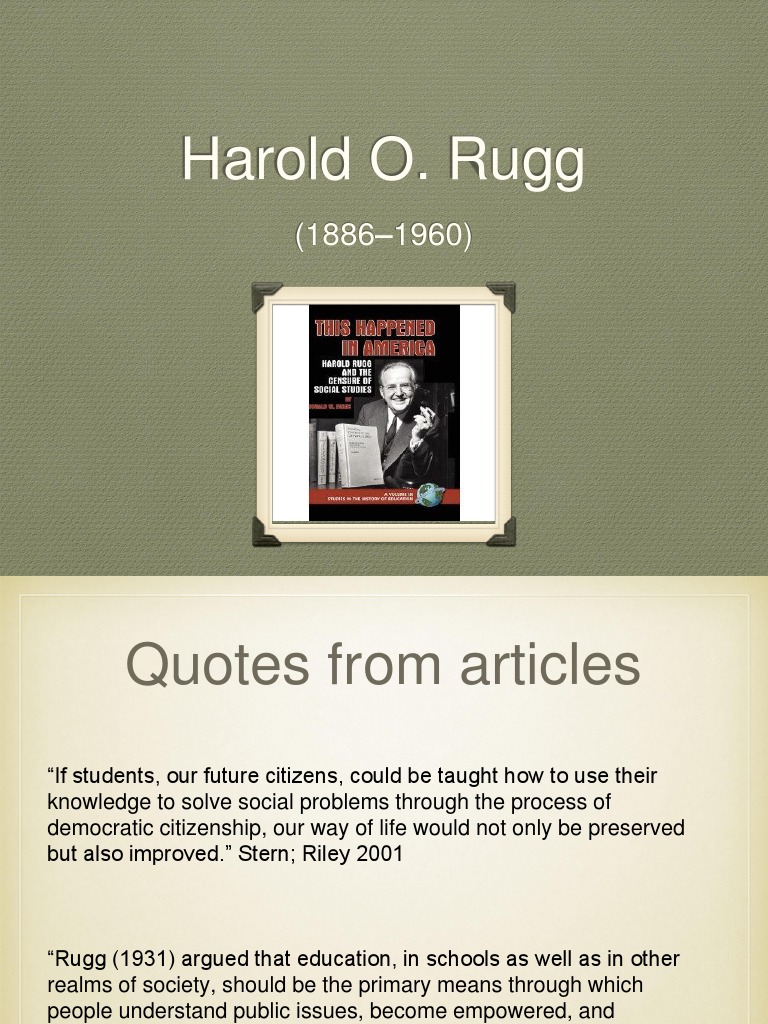 Rugg Pool | PDF | Liberty | Learning