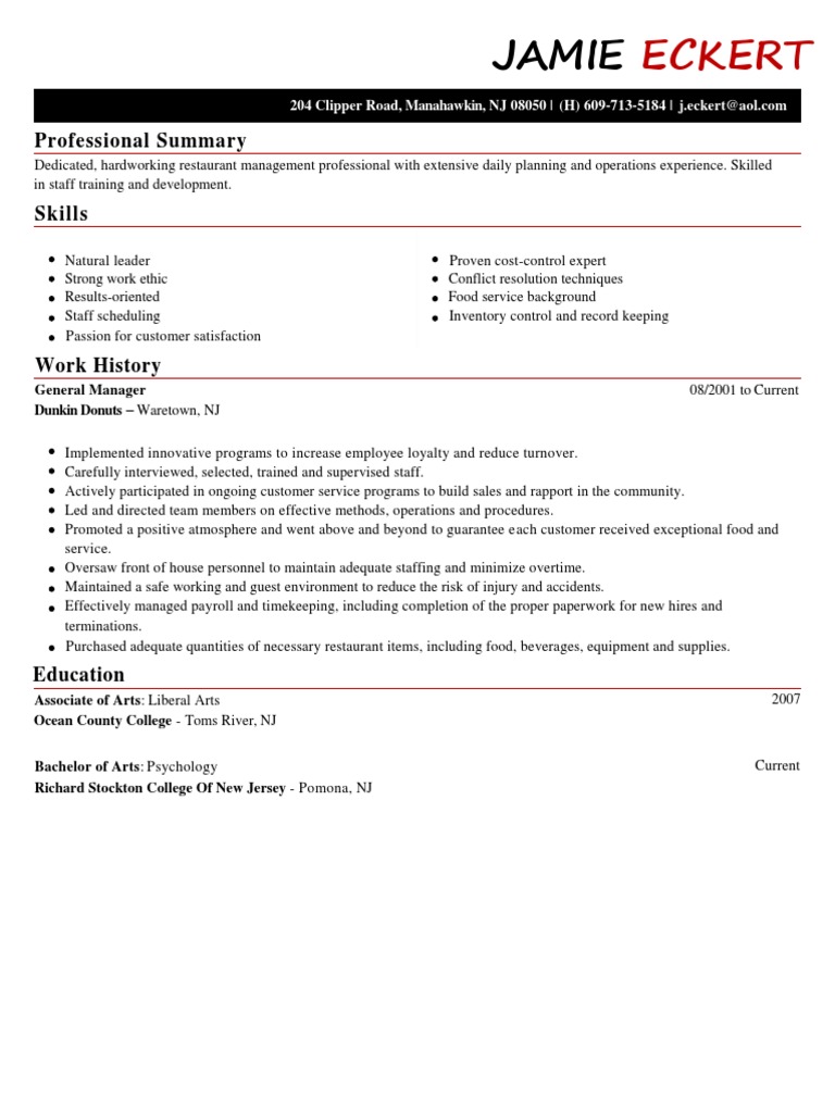 Jamie Eckert Resume 1 1 | PDF