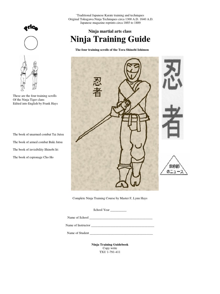 Ninja Training Guide | PDF | Ninja | Empire Of Japan