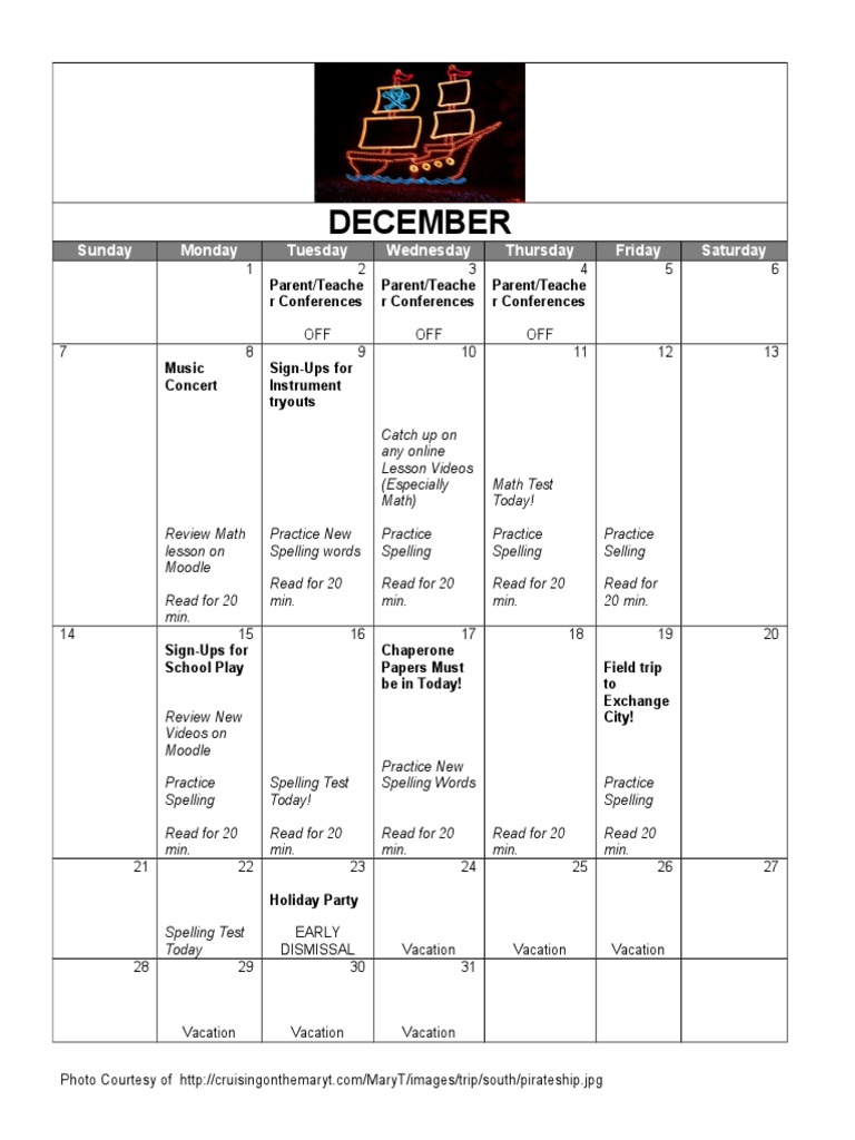 December Cal | PDF