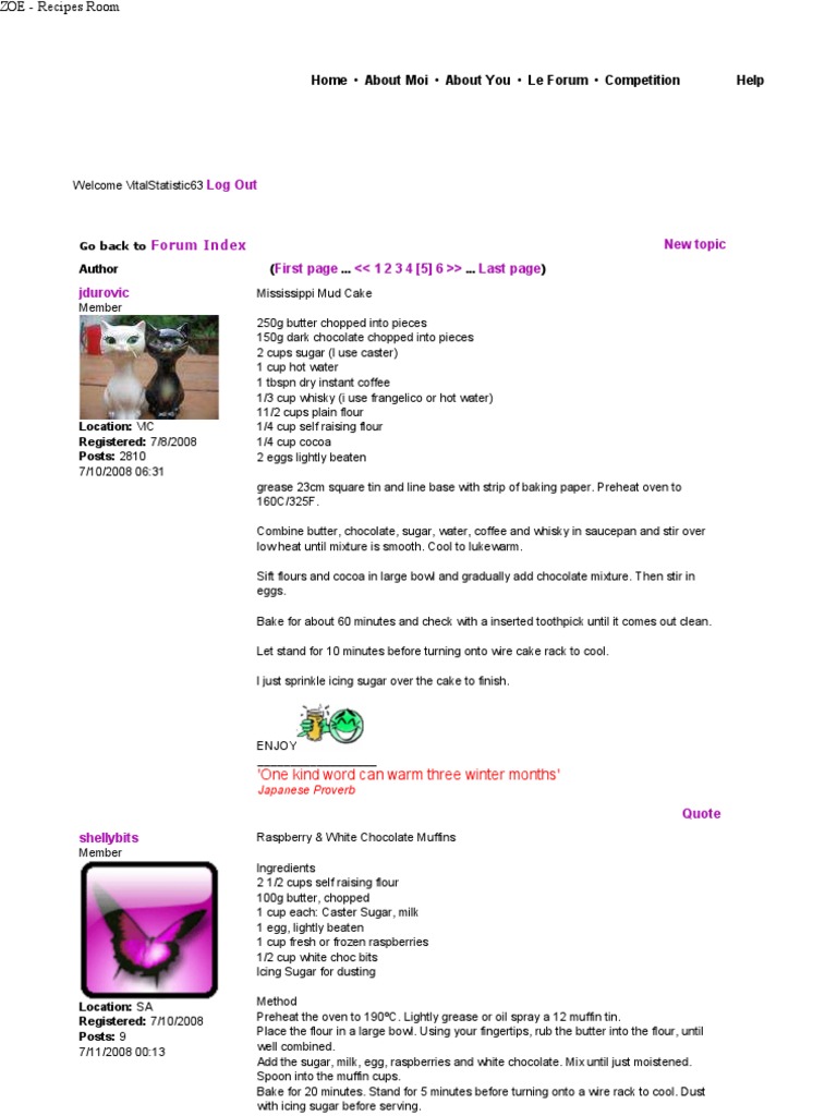ZOE - Recipes Room Pg5 | PDF | Cakes | Sausage