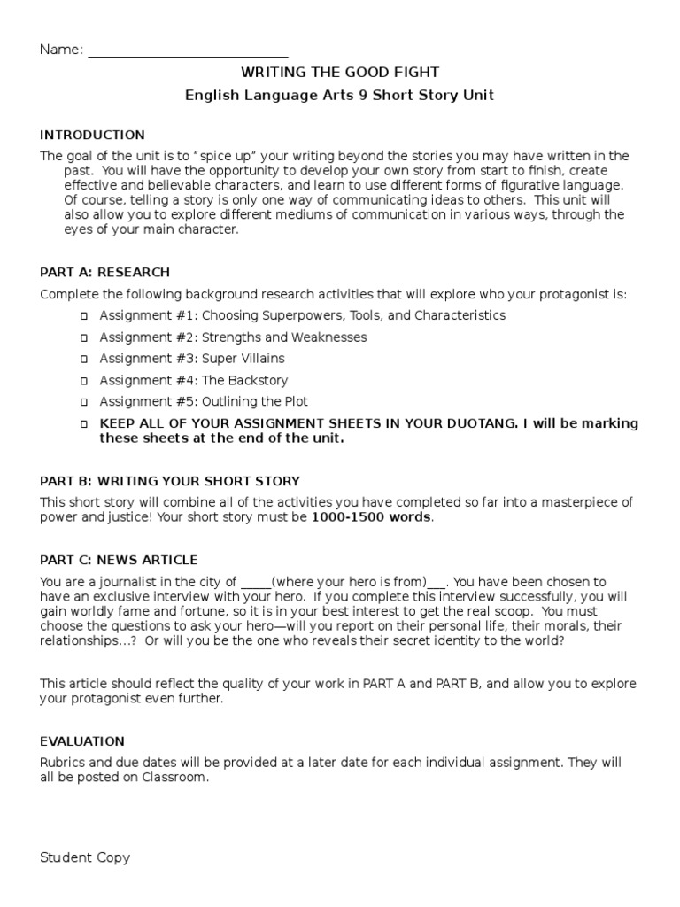 Superhero Unit Outline Project Descriptions and Proposal | PDF | Career ...