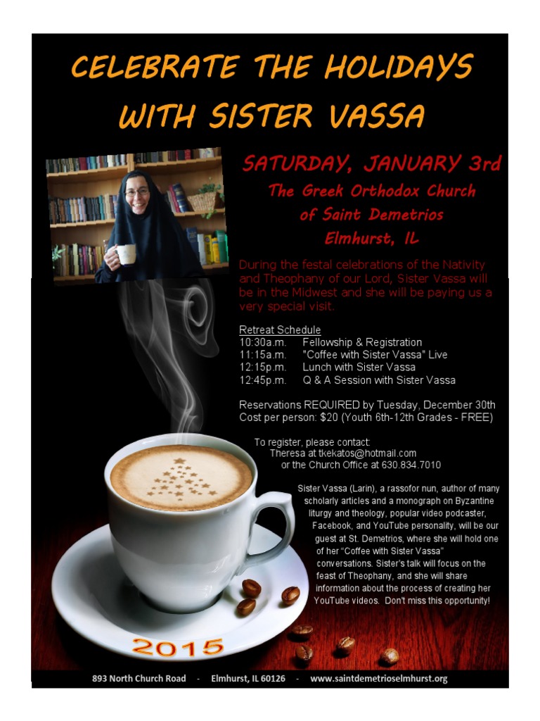 Sister Vassa at St. Demetrios Event | PDF | Social Science | Religion ...