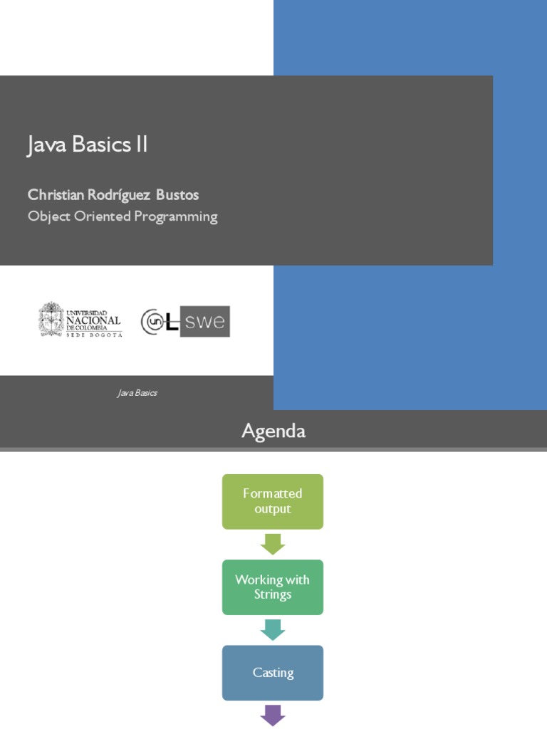 Presentación 1 - Java 2 | PDF | Integer (Computer Science) | Theoretical Computer Science