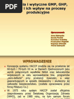 Księga Haccp Przykładowa Dokumentacja Systemu | PDF