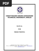 UMaT Thesis Presentation Guidelines | PDF | Thesis | Acronym