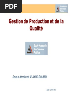 Gestion de La Production Cours 1 | PDF