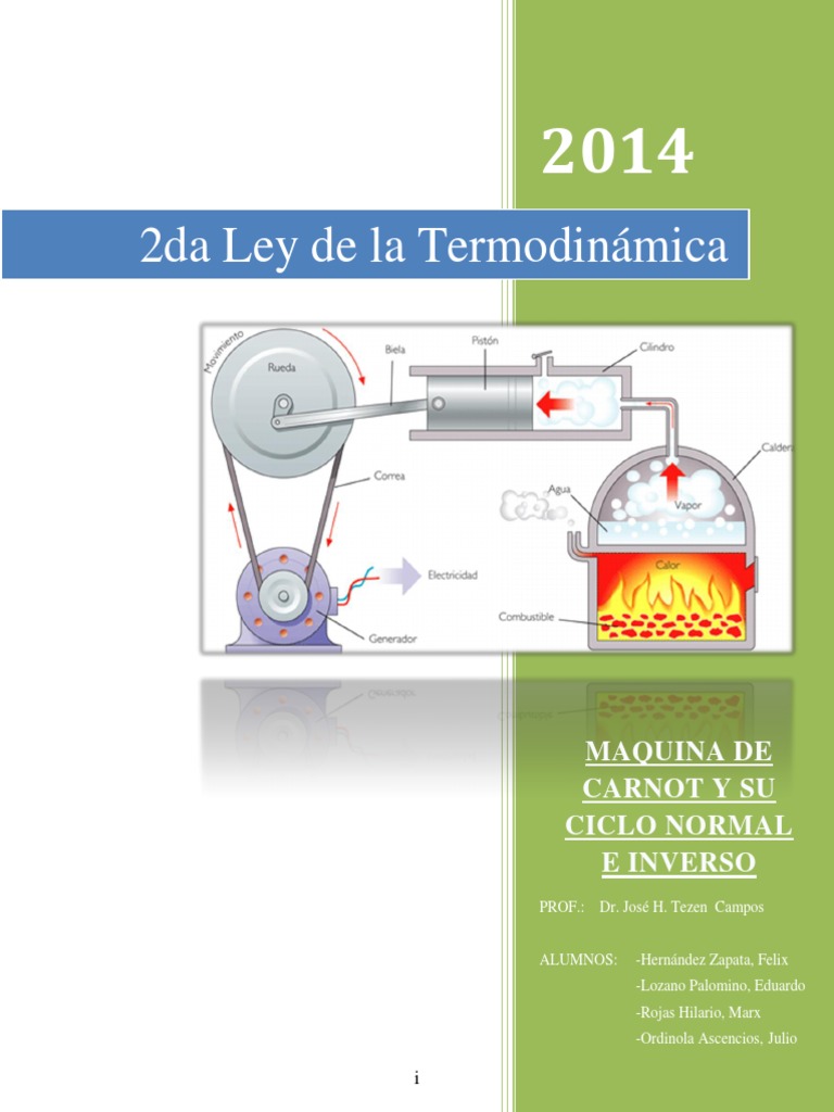 Ciclo de carnot normal e invertido | Termodinámica | Ciencia de los ...