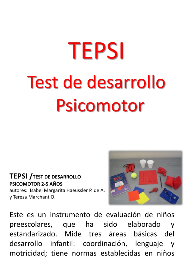 TEPSI | PDF | Psique (psicología) | Sicología