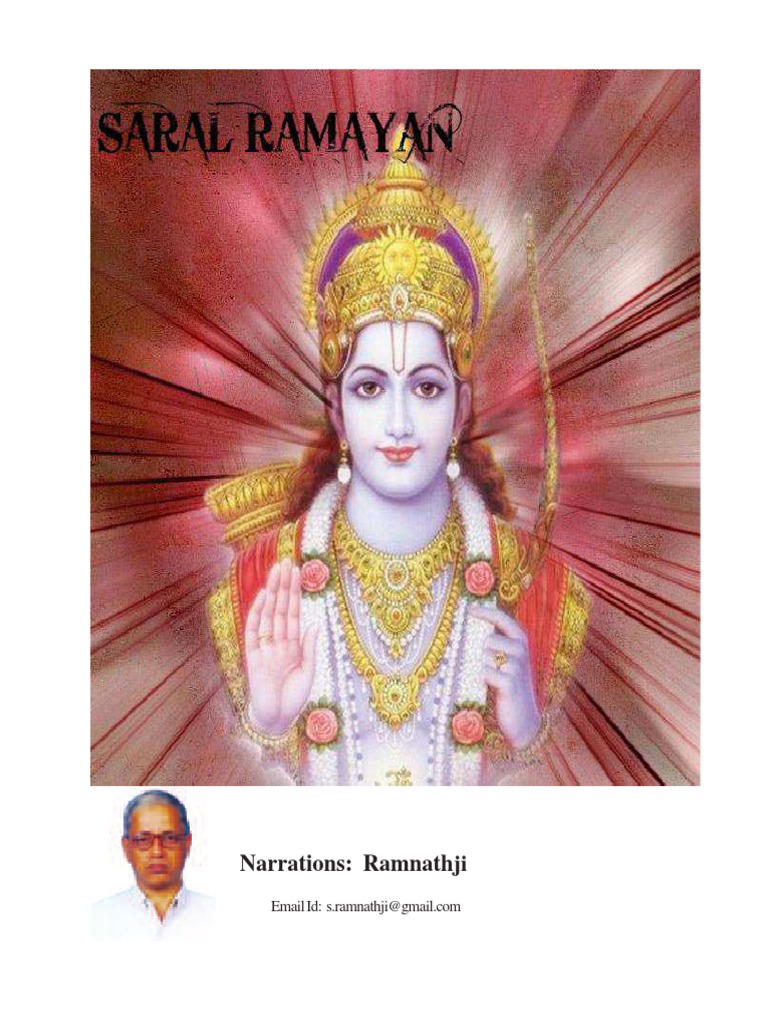 Saral Ramayan - English Ramayanam | PDF | Rama | Sita