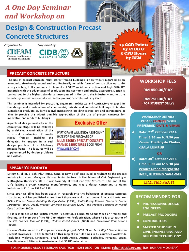 Brochure Precast Concrete v3 | PDF | Framing (Construction) | Precast ...