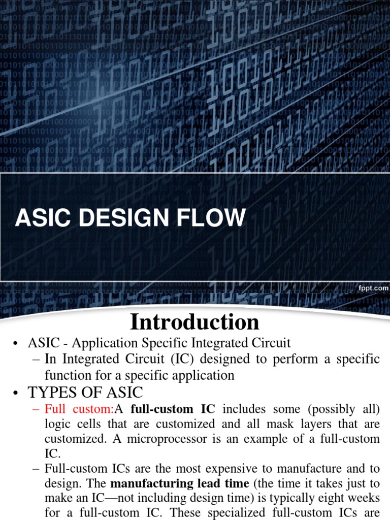 Asic Design Flow | PDF | Hardware Description Language | Digital ...