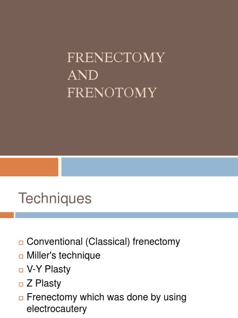 Frenectomy and Frenotomy | PDF | Scar | Mouth