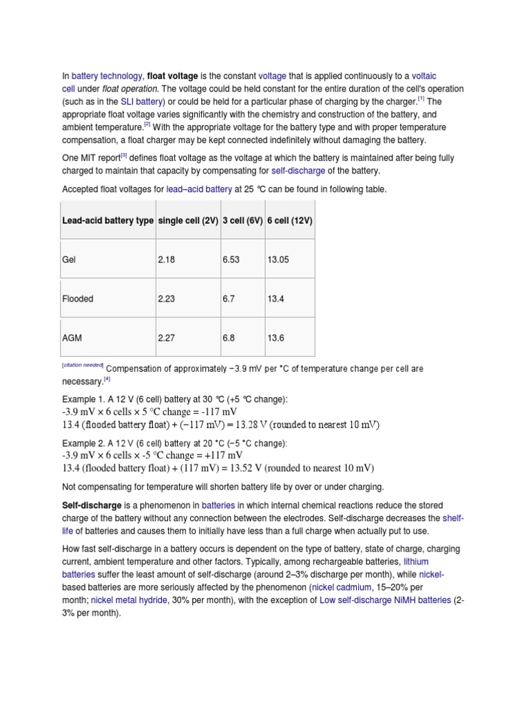 Battery Technology Voltage Voltaic Cell SLI Battery: Lead-Acid Battery ...