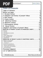 Normal H&P Write Up | PDF | Clinical Medicine | Medical Specialties