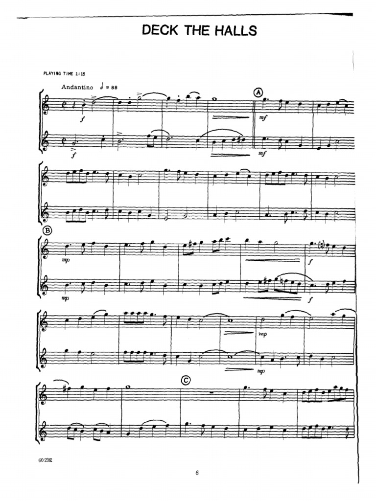 Christmas Sax Duets For Alto Sax and Alto Flute PDF | PDF