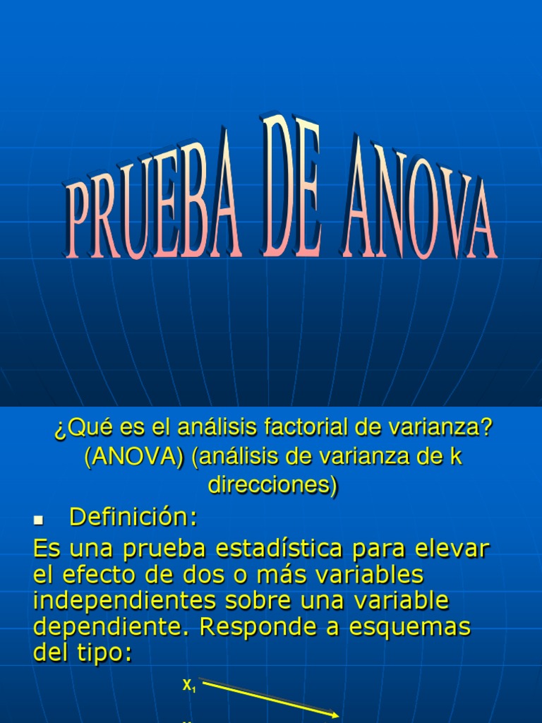 Prueba de Anova | PDF | Análisis de variación | Método científico
