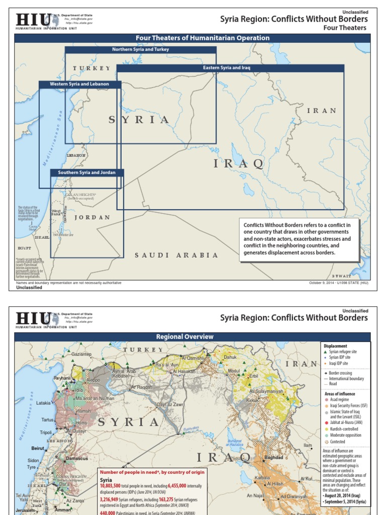 Four Theaters of Displacement: Mapping Humanitarian Operations in the ...