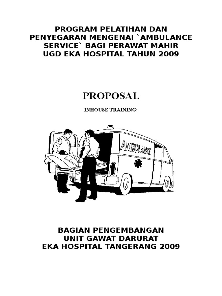 Proposal Ambulance Service S6p6 | PDF