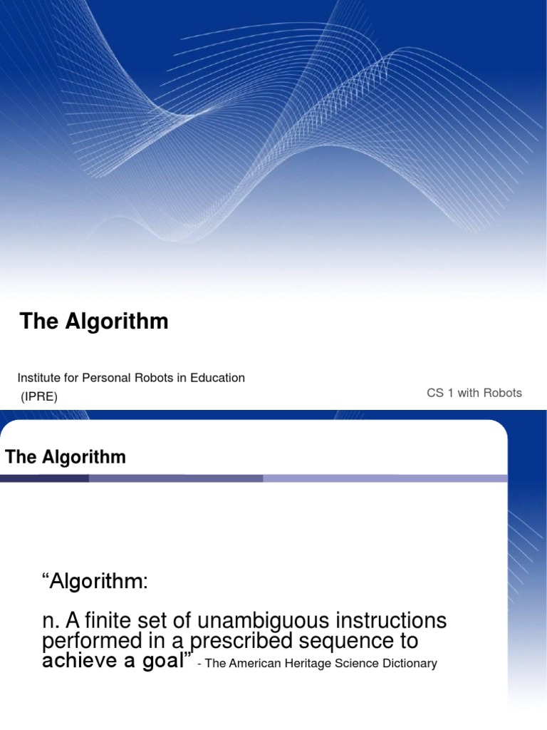 The Algorithm | PDF | Mixer (Cooking) | Dough