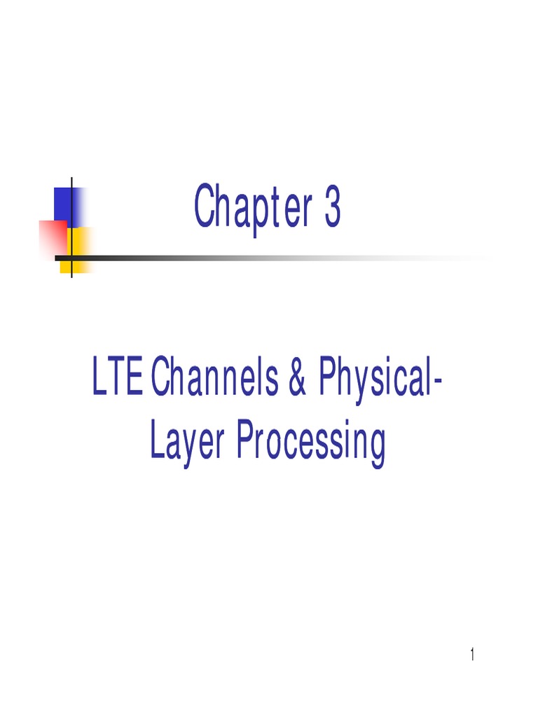 Channels and Physical Layer Processing | PDF | Multiplexing | Network ...